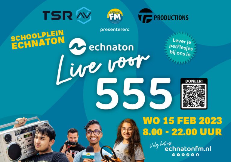 'Echnaton Live Voor 555' levert 2100 euro op - echnaton