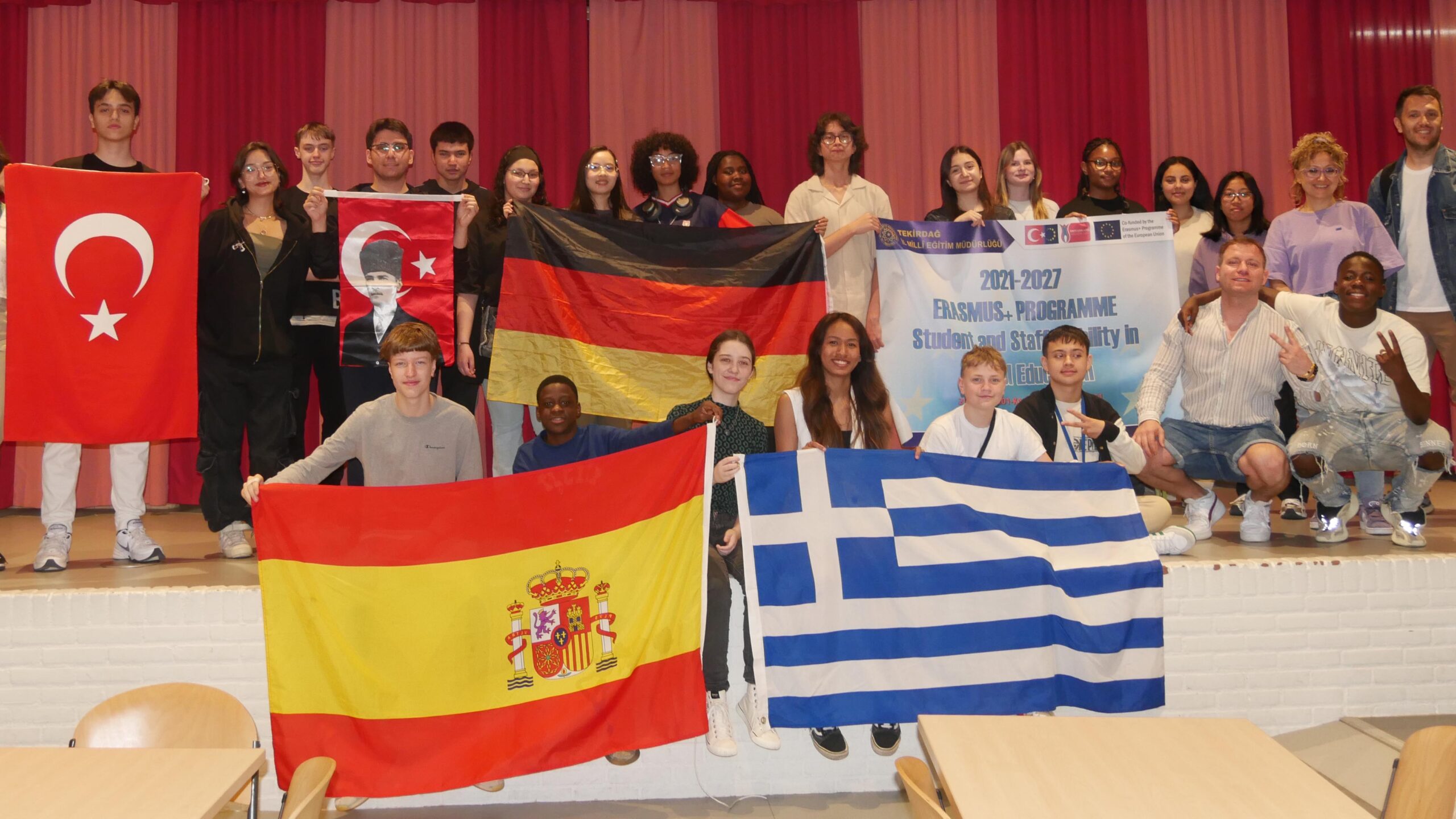 Internationale leerlingen op Echnaton voor Erasmus+ - echnaton